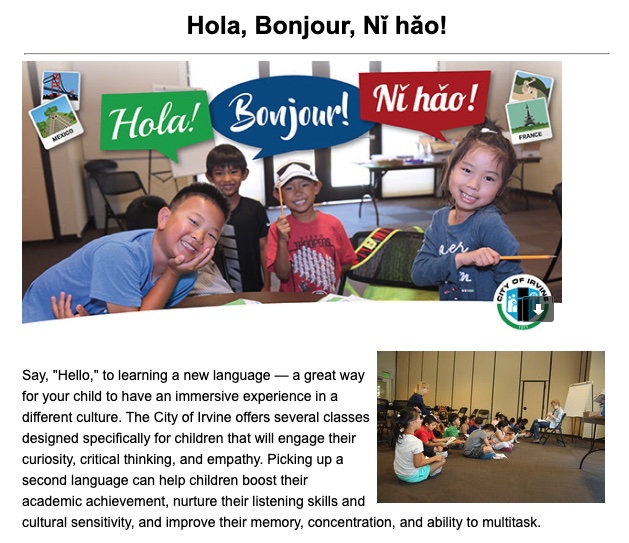 Learn a New Language – Vista Verde PTA
