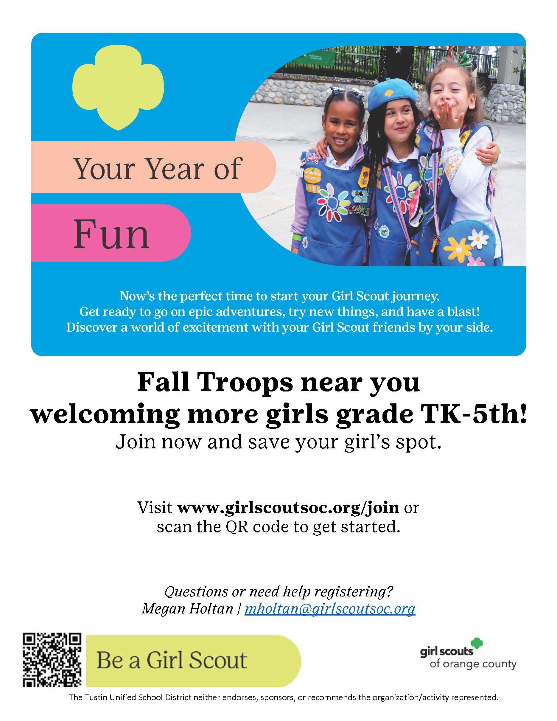 Girl Scouts…Learn, Grow, and Explore – Vista Verde PTA