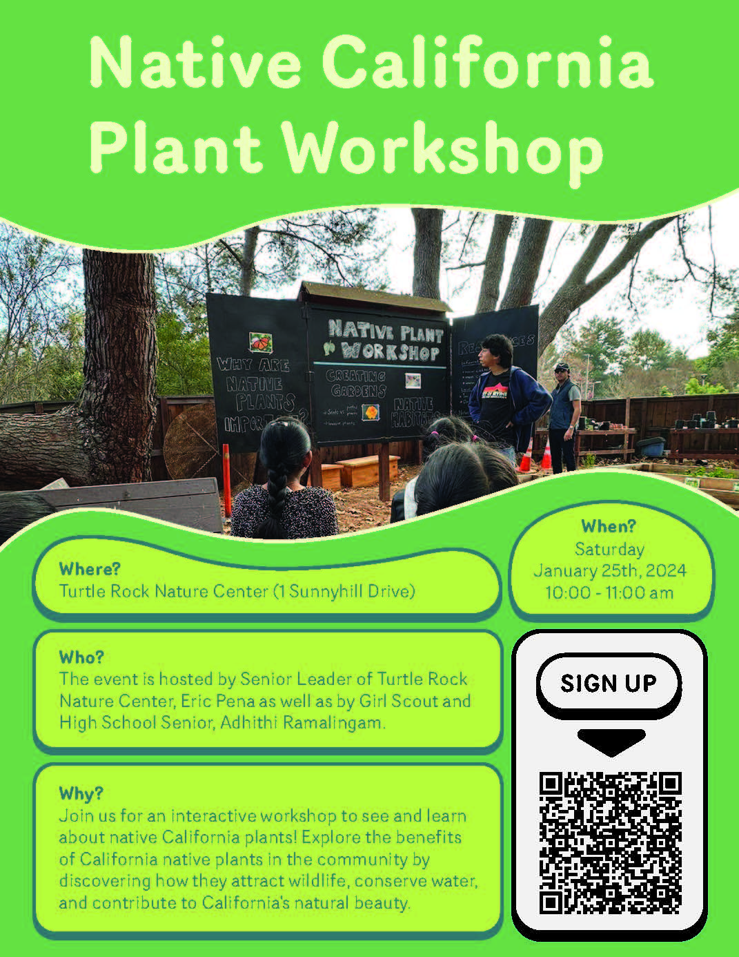 Turtle Rock Nature Center Plant Workshop – Vista Verde PTA